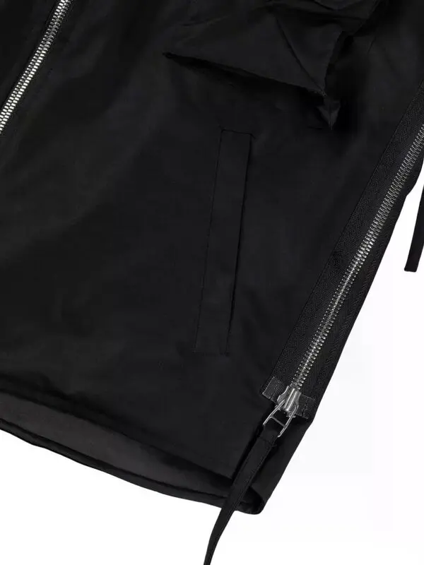 FFFPOSTALSERVICE Darted Kalf Zip-detail Vest