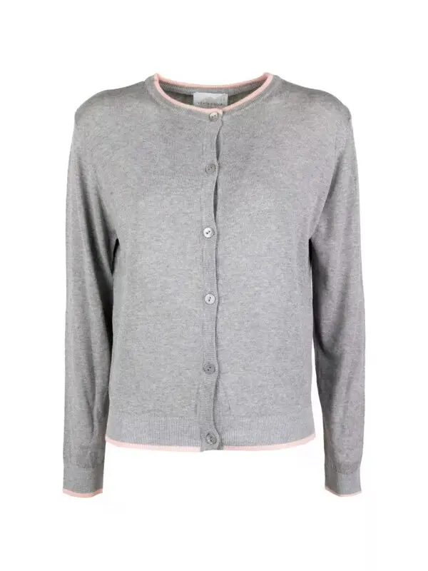CINQUE Contrast-trim Button-up Cardigan