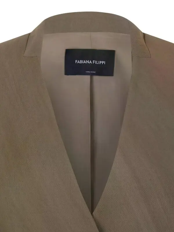 Fabiana Filippi Belted Wrap-front Jacket
