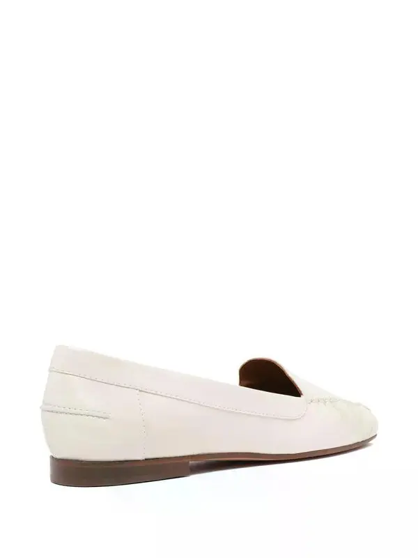 POLLINI Whipstitch-trimmed Loafers - Neutrals