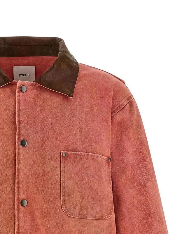 FOUND Floral-embroidered Cotton Jacket