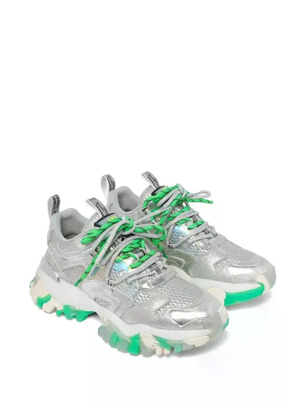 JOIA PARIS Metallic Paneled Sneakers