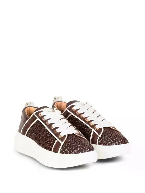 ALEXANDER SMITH Wembley Interwoven-panel Sneakers