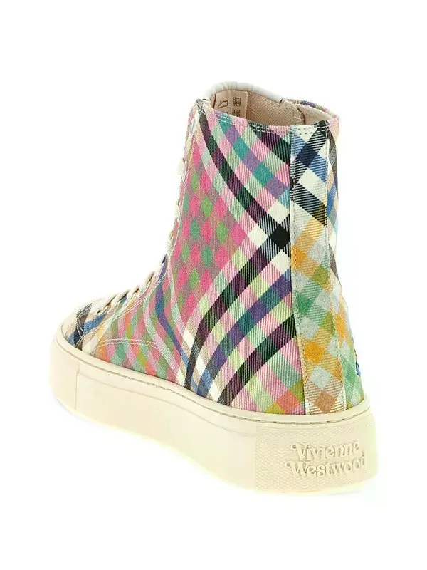 VIVIENNE WESTWOOD Heather Tartan Orb Sneakers