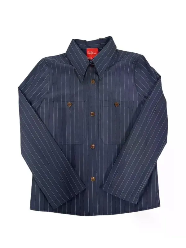 MERCI Pinstripe-pattern Patch-pocket Shirt