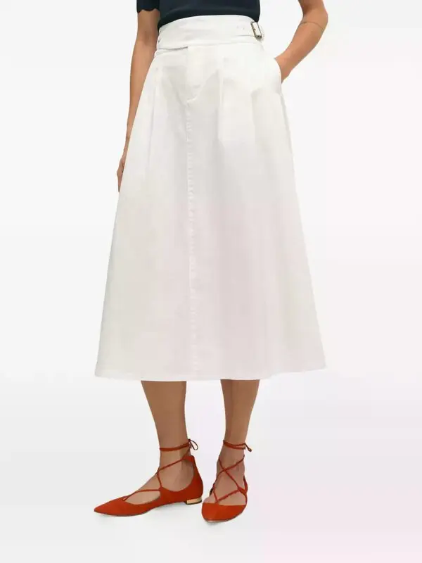 Brooks Brothers A-line Pleated Skirt