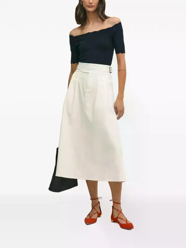 Brooks Brothers A-line Pleated Skirt