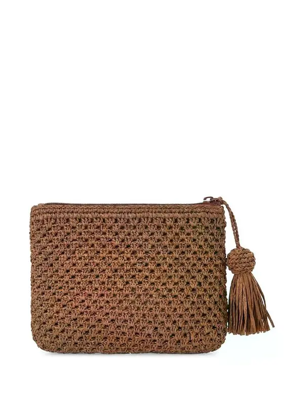 MC2 SAINT BARTH Logo-embroidered Clutch