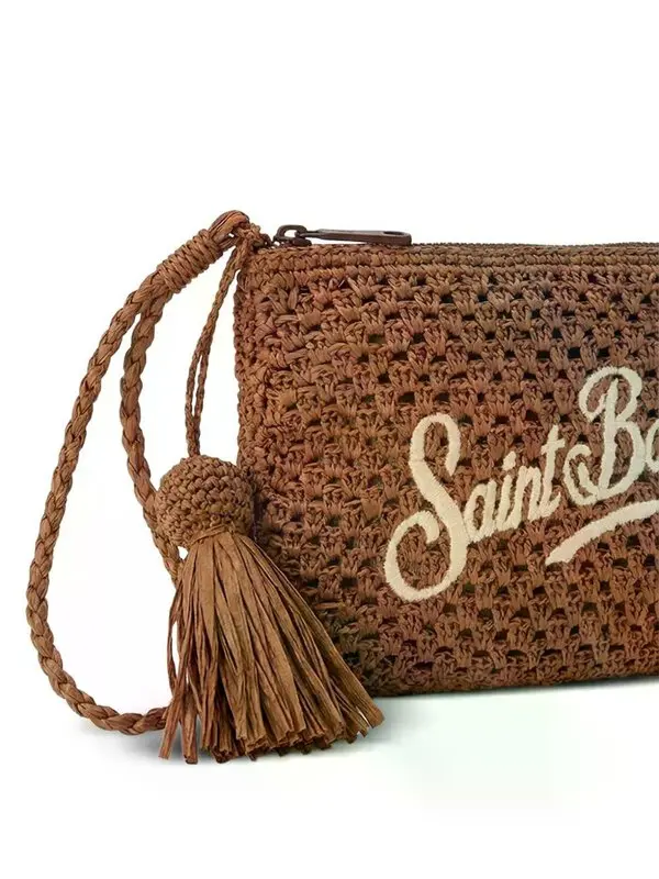 MC2 SAINT BARTH Logo-embroidered Clutch