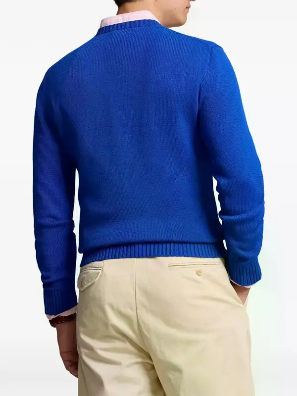 Polo Ralph Lauren Logo-embroidered Sweater - Blue