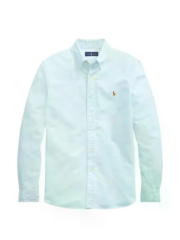Polo Ralph Lauren Pony-embroidered Button-down Shirt - Blue