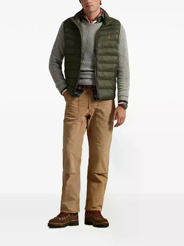 Polo Ralph Lauren Zip Quilted Gilet - Green