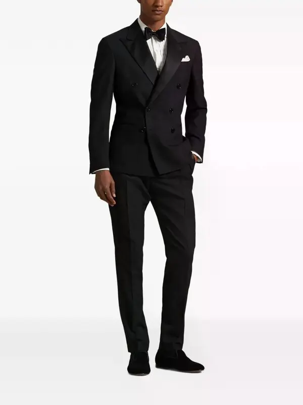 Polo Ralph Lauren Satin-lapel Double-breasted Jacket