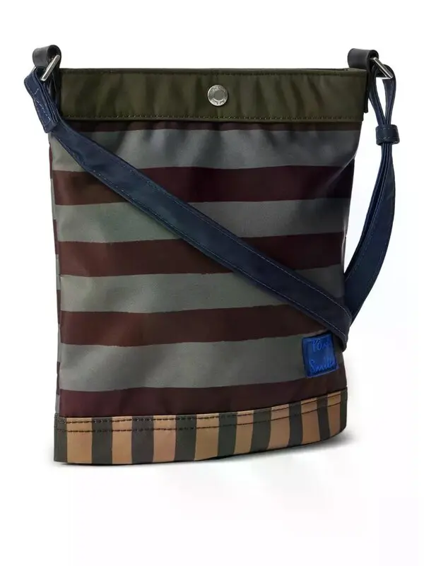 Paul Smith Striped Logo-patch Messenger Bag