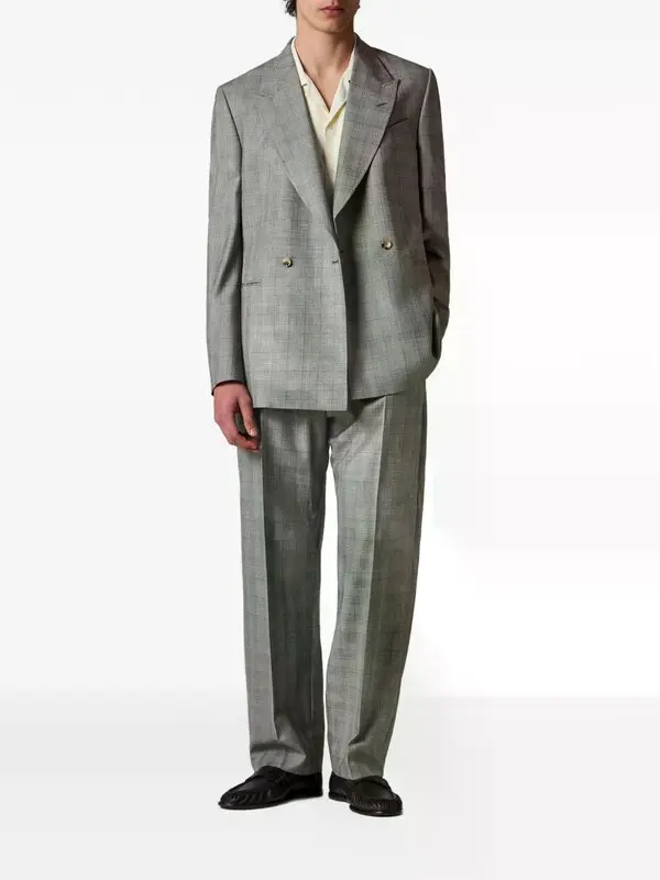Paul Smith Check-pattern Relaxed-fit Tailored Trousers