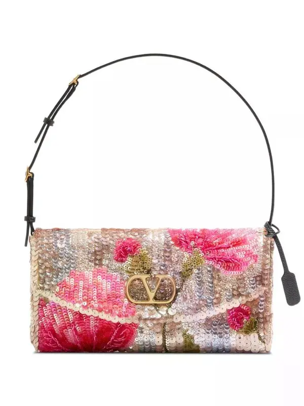 Valentino Garavani Small Embroidered Shoulder Bag