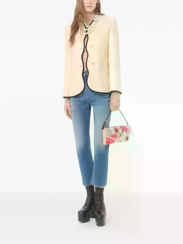 Valentino Garavani Small Embroidered Shoulder Bag