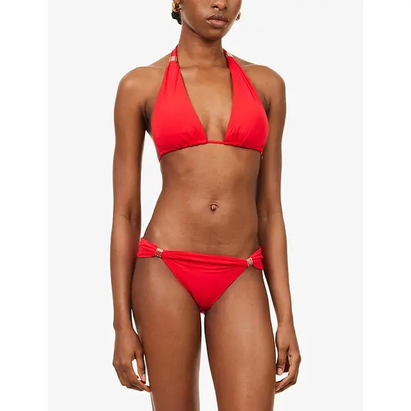 Melissa Odabash Grenada Hipster Bikini Bottom - Red