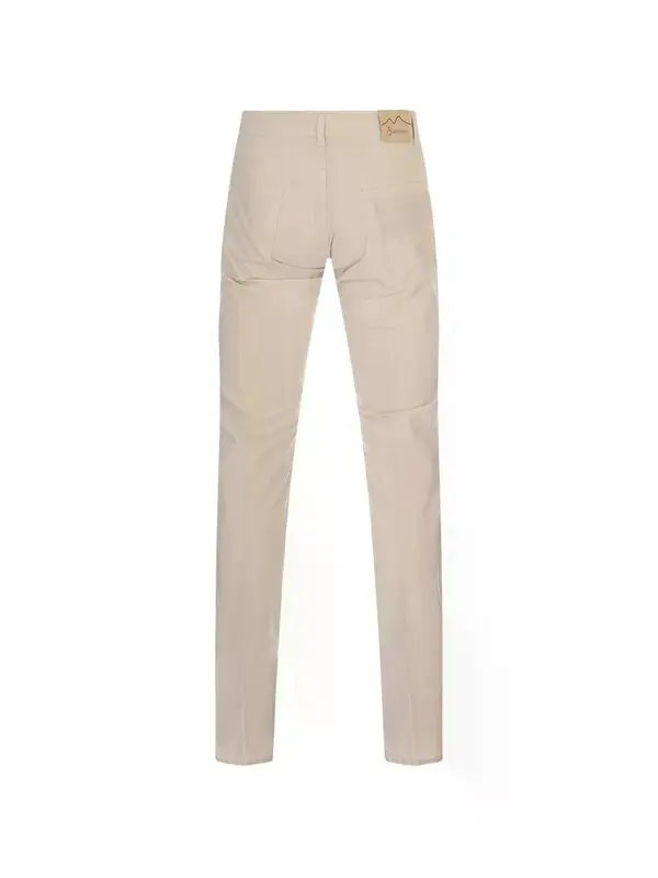 B SETTECENTO Five-pocket Slim-fit Trousers