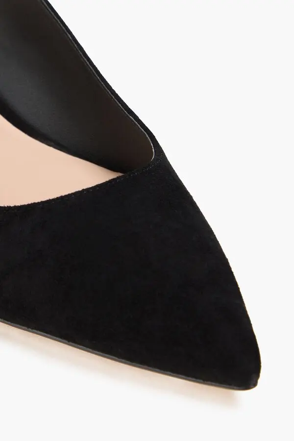 STUART WEITZMAN Isla Suede Slingback Pumps