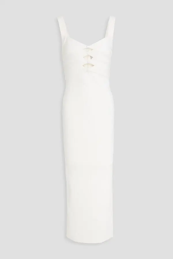 Herve Leger Alessia Cutout Bandage Gown - Ivory