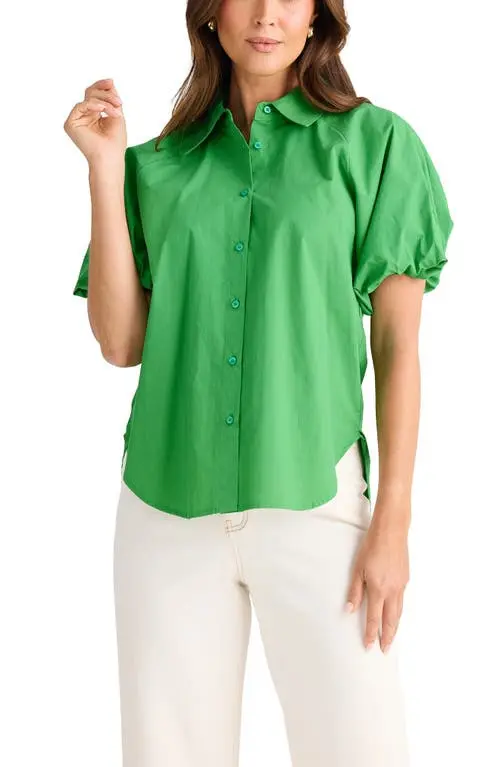 BRAVE+TRUE Meadow Puff Sleeve Shirt