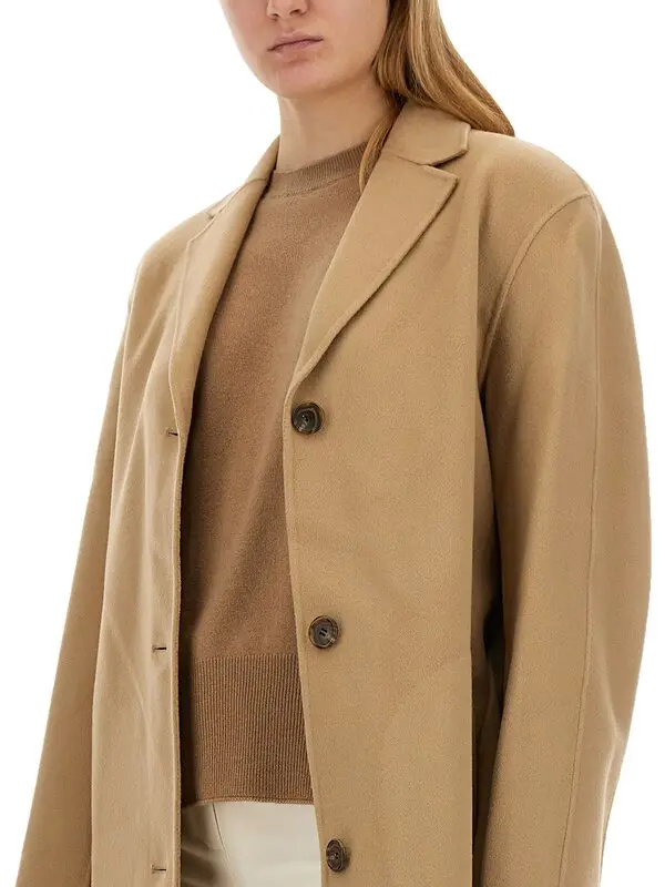 Theory Belted Coat - Beige