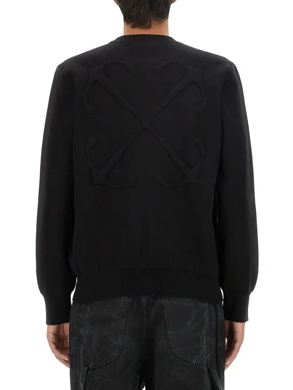 Off-White Logo Sweatshirt - Black
