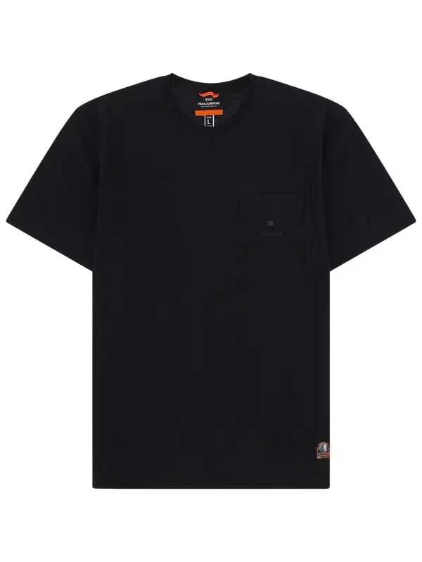 PARAJUMPERS T-shirt "malham" Con Taschino - Black