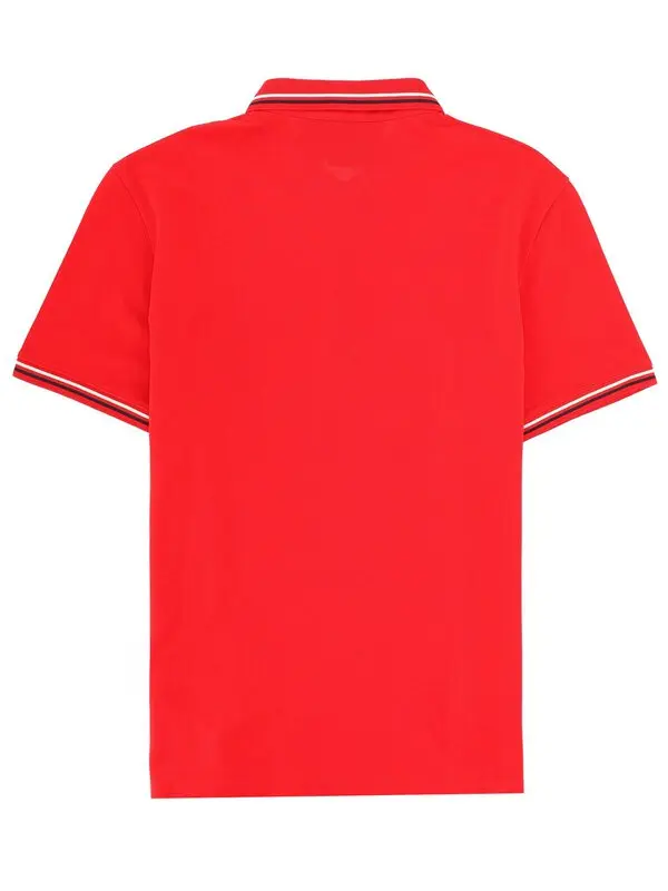 Valentino Garavani Polo Con Patch Logo - Red