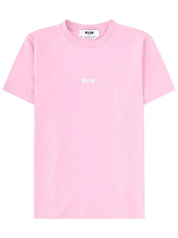 MSGM T-shirt Con Logo - Pink