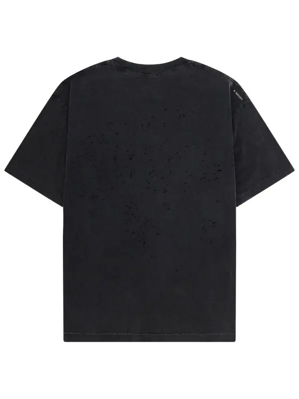 Satisfy T-shirt Con Stampa - Black
