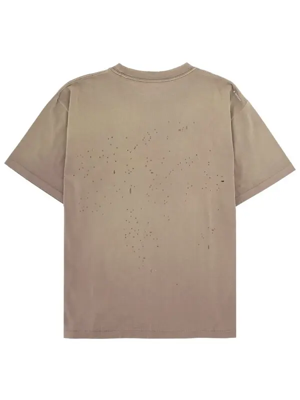 Satisfy T-shirt Con Logo - Beige