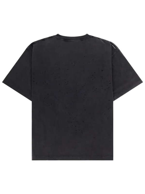 Satisfy T-shirt Con Logo - Black