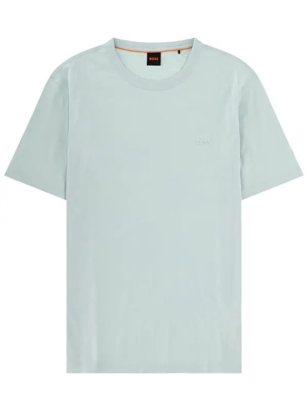 BOSS T-shirt Con Logo - Azure