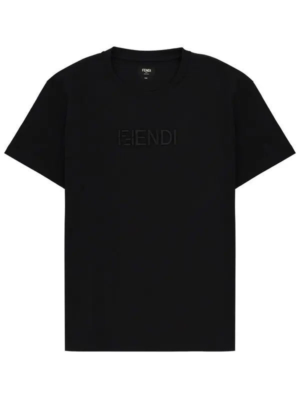 Fendi T-shirt Con Logo 3d