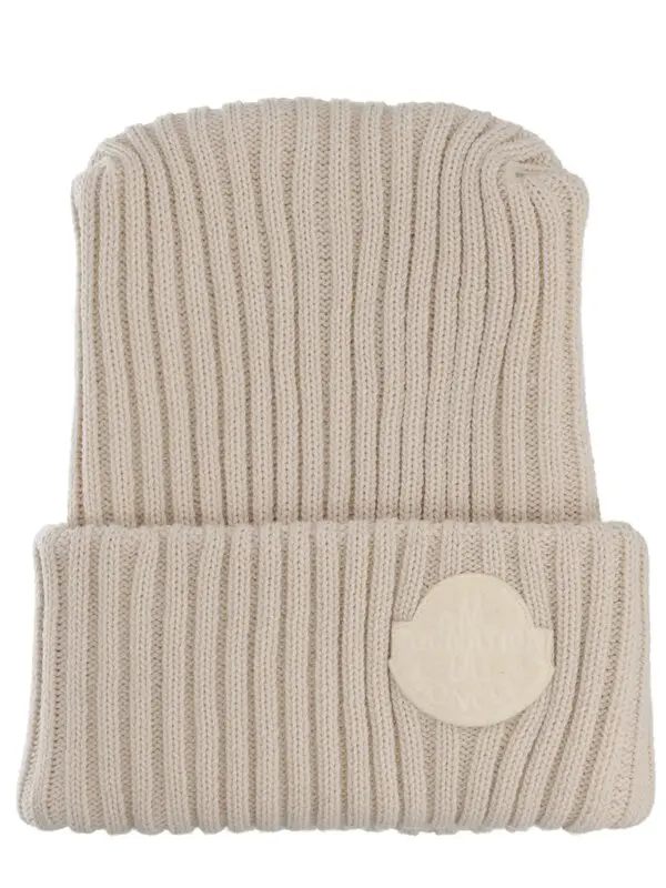 Moncler Wool Cap - Beige