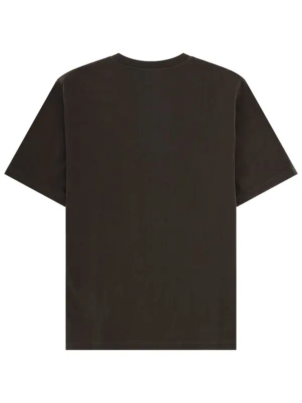 Maison Kitsuné T-shirt "poetic Script - Brown