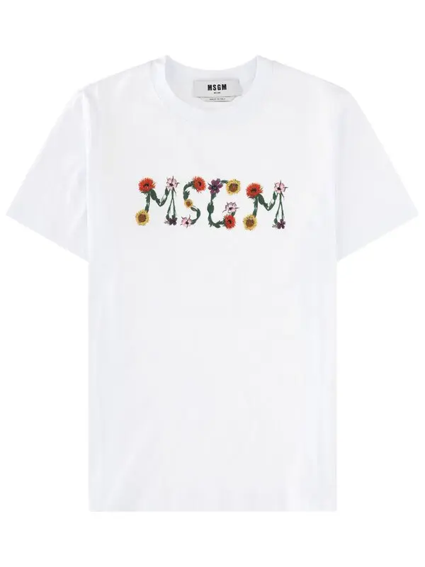 MSGM Logo T-shirt - White