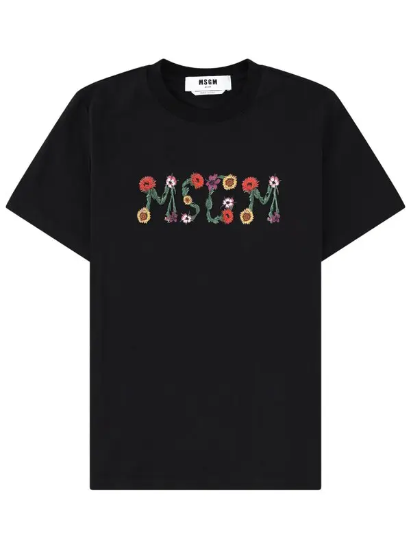 MSGM Logo T-shirt - Black
