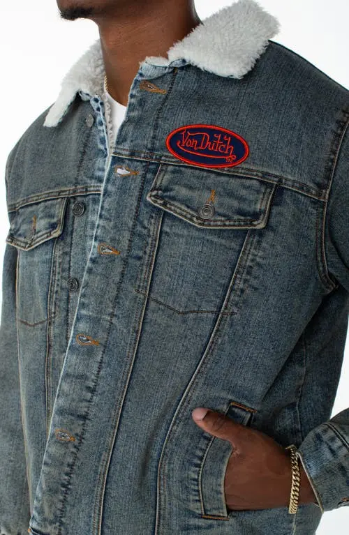 VON DUTCH Piston Denim Trucker Jacket