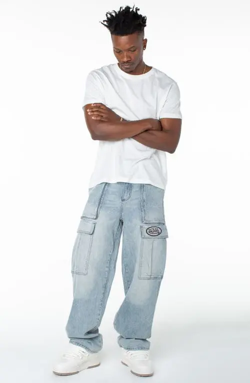 VON DUTCH Outlaw Cargo Baggy Jeans