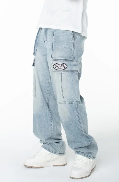 VON DUTCH Outlaw Cargo Baggy Jeans