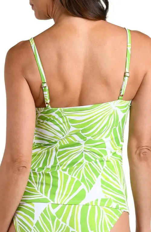 La Blanca Serene Palm Tankini Top