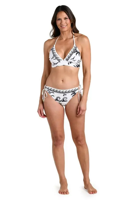 La Blanca Waves Of Rio Banded Halter Bikini Top