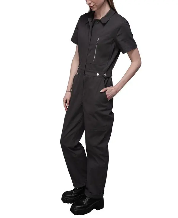 WILDFANG Essential High Waisted Zipper Coverall