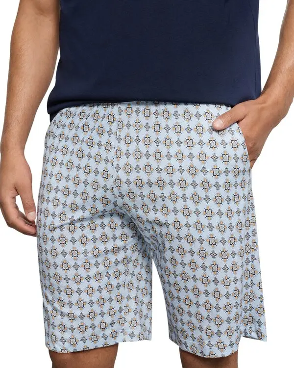 Hanro Night And Day Short Sleeve Crewneck Pajama Set - Pumpkin Orange
