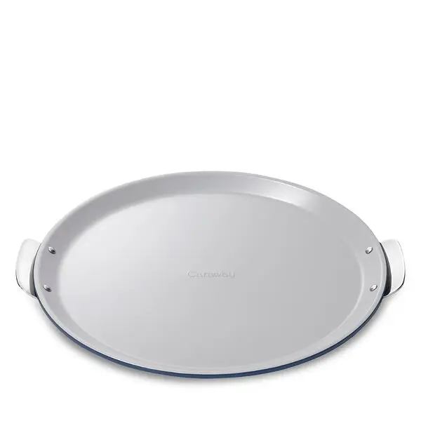 CARAWAY Ceramic Nonstick Large Pizza Crisper Pan - Navy