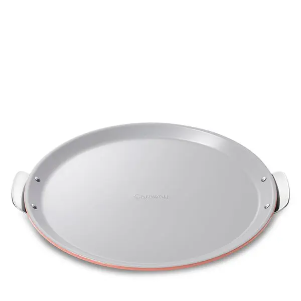 CARAWAY Ceramic Nonstick Large Pizza Crisper Pan - Perracotta