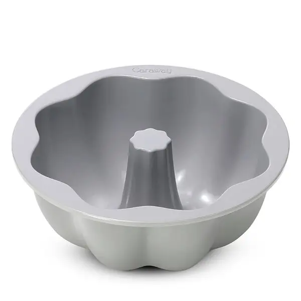 CARAWAY Ceramic Nonstick Fluted Cake Pan - Gray